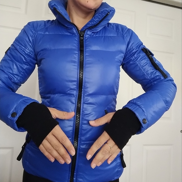 SAM. | Jackets & Coats | Sam Goose Down Insulated Blue Jacket Xs | Poshmark